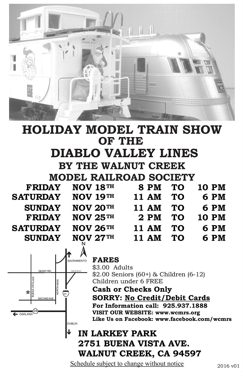 Walnut Creek Model Railroad Society